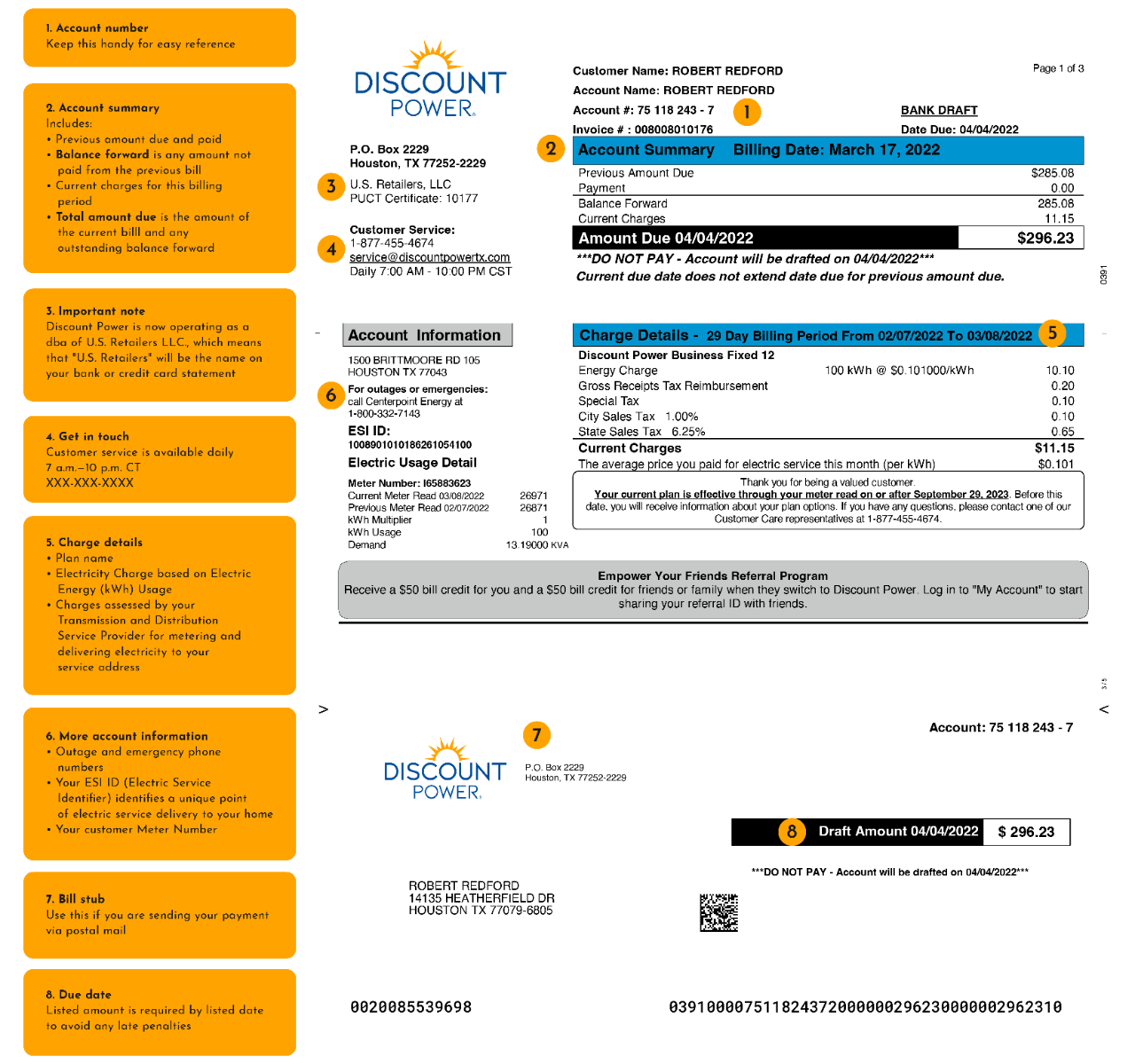 Understanding Your Electricity Bill | Discount Power